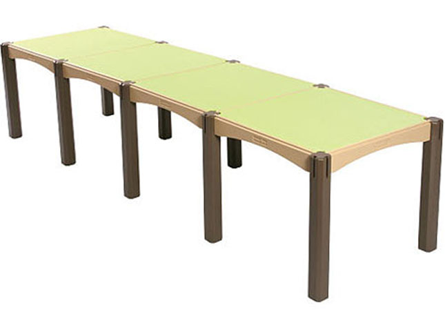 Connect 2 Play Kids Activity Table - 4 Panel - - Fat Brain Toys