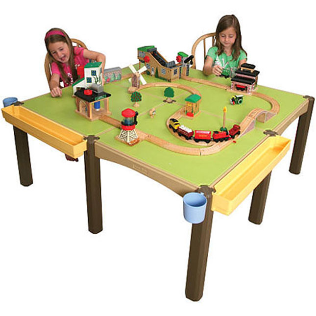 Connect 2 Play Kids Activity Table - 4 Panel - - Fat Brain Toys