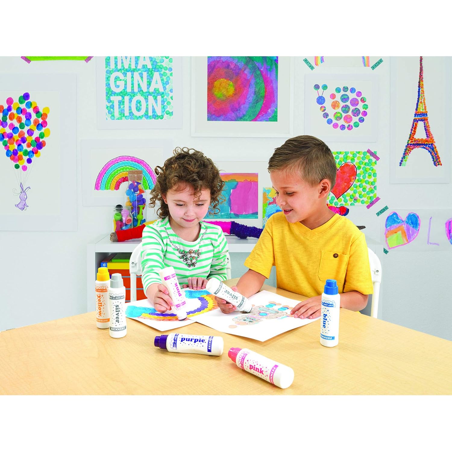 Do-A-Dot Art Mini Dot Markers - 6-pack Jewel Tones