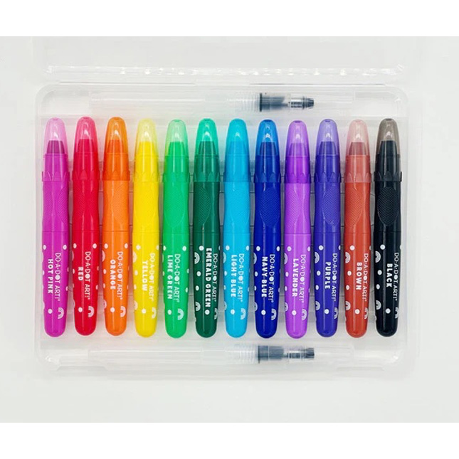 Watercolor Crayon Art Rainbow Bright - Best for Ages 3 to 11