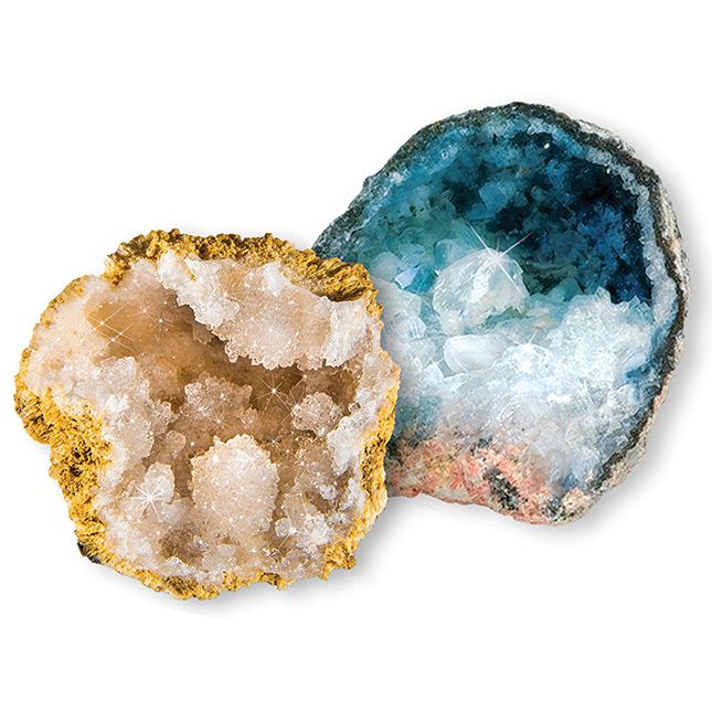 Discover with Dr. Cool Break Open Real Geodes Starter Science Kit