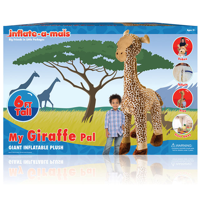 Inflate-a-mals My 6ft Pal - Giraffe - - Fat Brain Toys