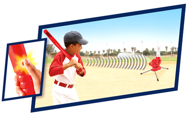 Lazer Pitch Baseball - - Fat Brain Toys