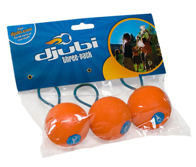 djubi Three-Pack of Extra Balls - - Fat Brain Toys