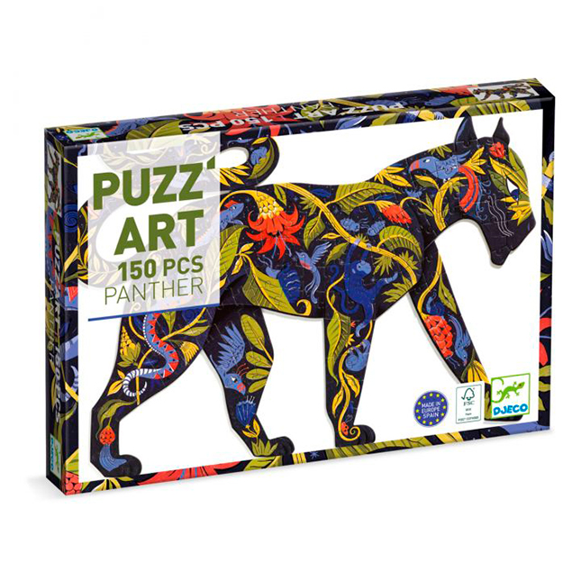 Puzz'Art Panther - 150 pc - Best Puzzles for Ages 6 to 11