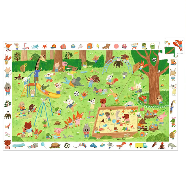 Little Friends Garden 35pc Observation Puzzle + Poster