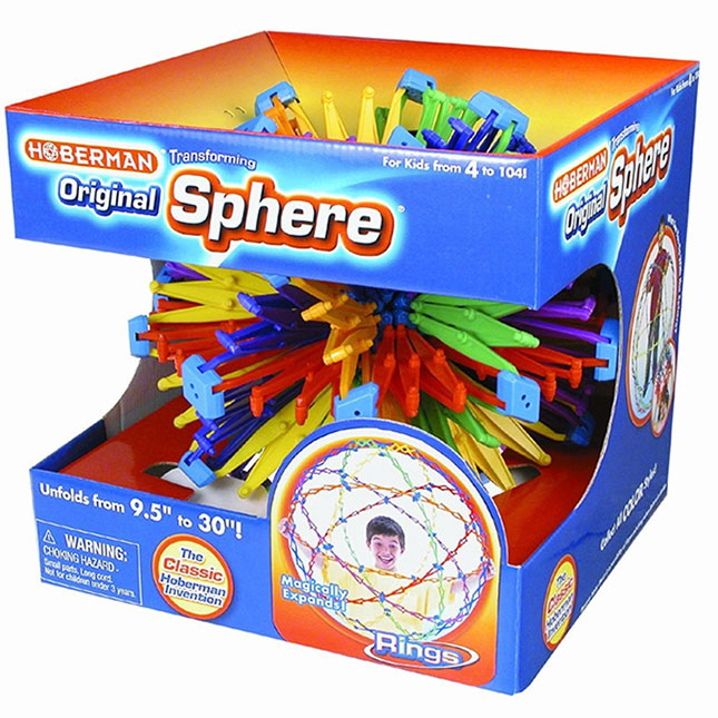 Hoberman Sphere - Rainbow - Best Science & Nature for Ages 4 to 7