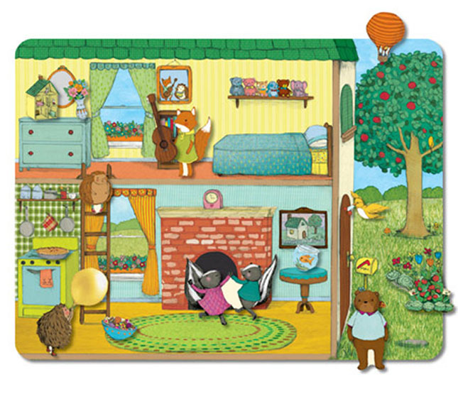 Make Me A Story Magnetic Playboard - Animal Cottage