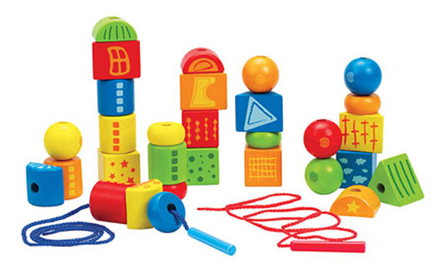 String Along Shapes - - Fat Brain Toys