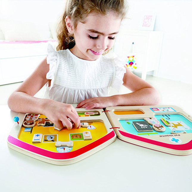 Visit the Vet Magnetic Book - - Fat Brain Toys