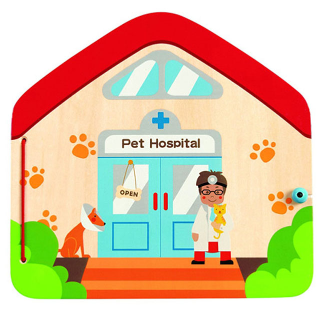 Visit the Vet Magnetic Book - - Fat Brain Toys