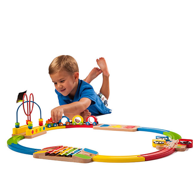 Musical Rainbow Railway - - Fat Brain Toys