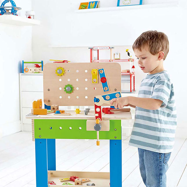 Hape Master Workbench - - Fat Brain Toys