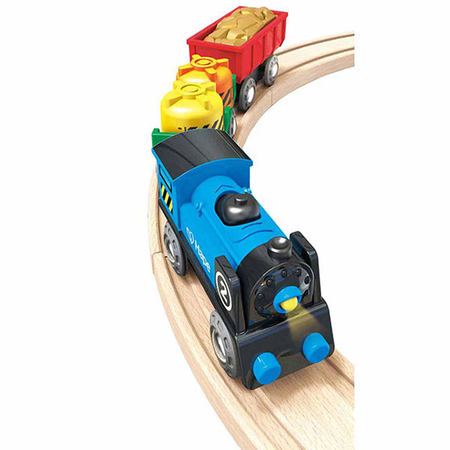 Battery Powered Rolling-Stock Set - - Fat Brain Toys