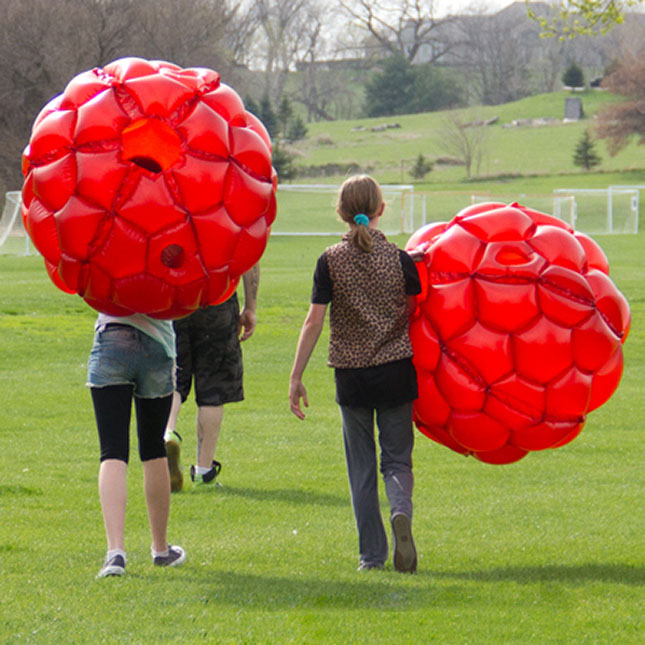 Belly Bump Ball - Deluxe - Set of 2 - - Fat Brain Toys