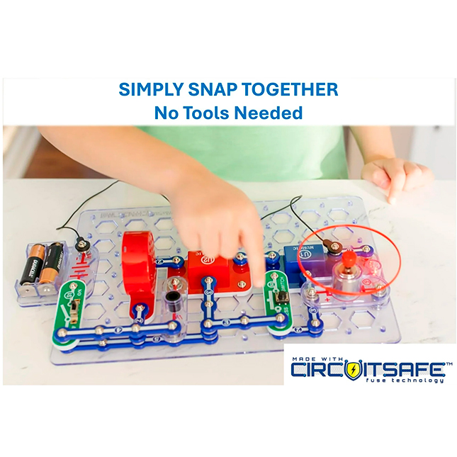 Snap Circuits Jr. - 100 in 1 - Best Classic & Retro Toys for Babies