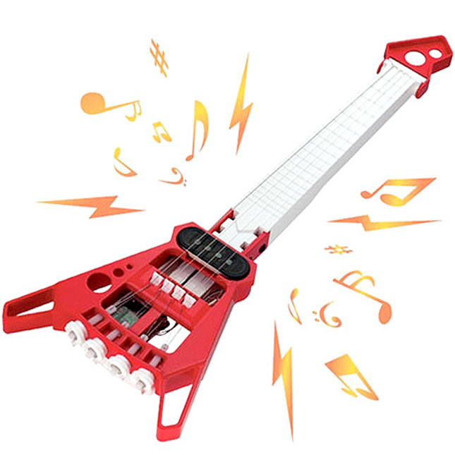 Jr. Scientist Mini Electric Guitar - - Fat Brain Toys