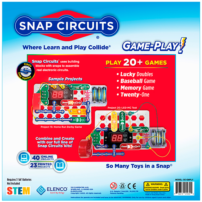 Snap Circuits Game Play - Best for Ages 8 to 12
