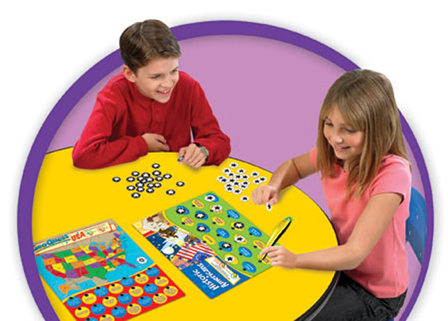 Hot Dots Cover-Up Games - People and Places - - Fat Brain Toys