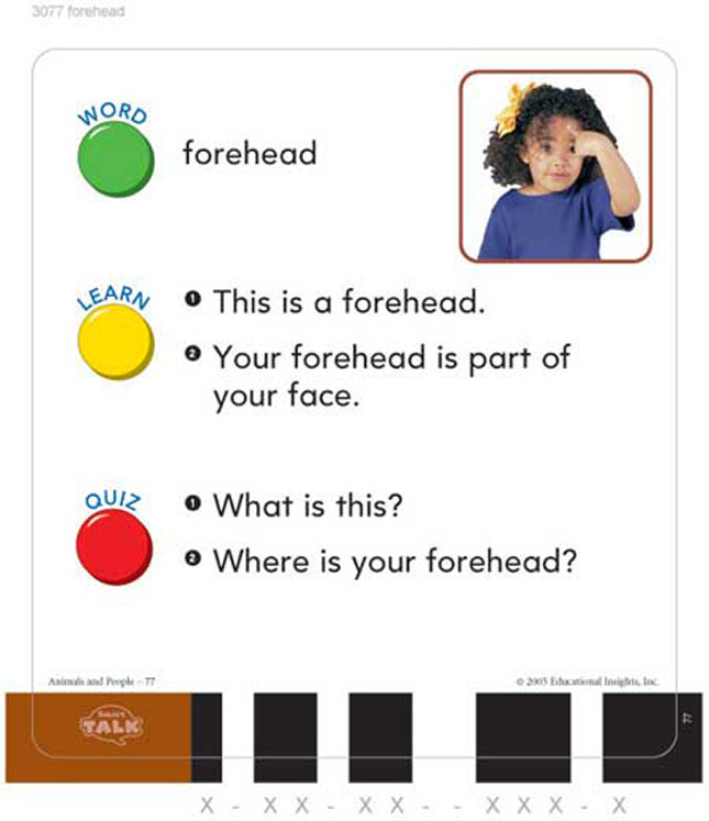 Smart Talk Card Set 3: Animals & People - - Fat Brain Toys