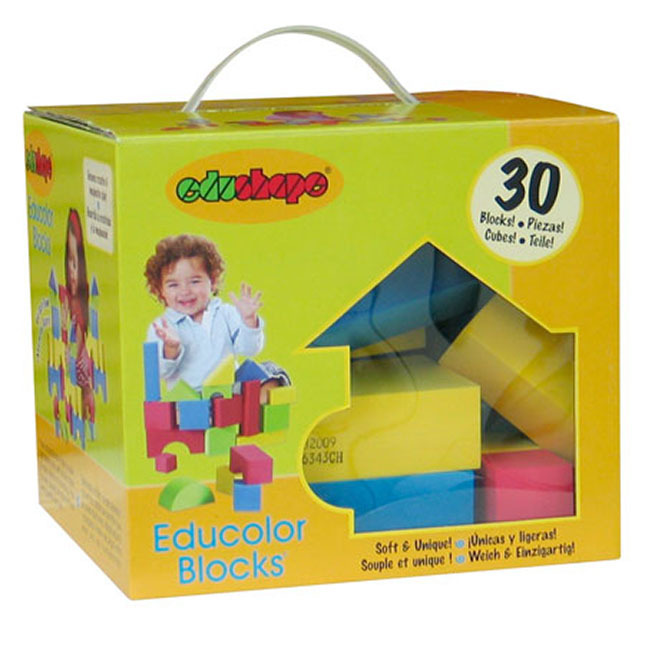 Educolor Blocks - Set of 30 - - Fat Brain Toys