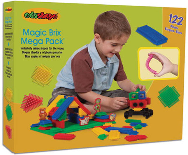 Magic Brix Mega Pack - 122 pc - - Fat Brain Toys