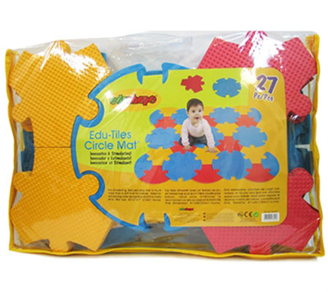 Edu Tiles Circle Mat - 27 pc - - Fat Brain Toys