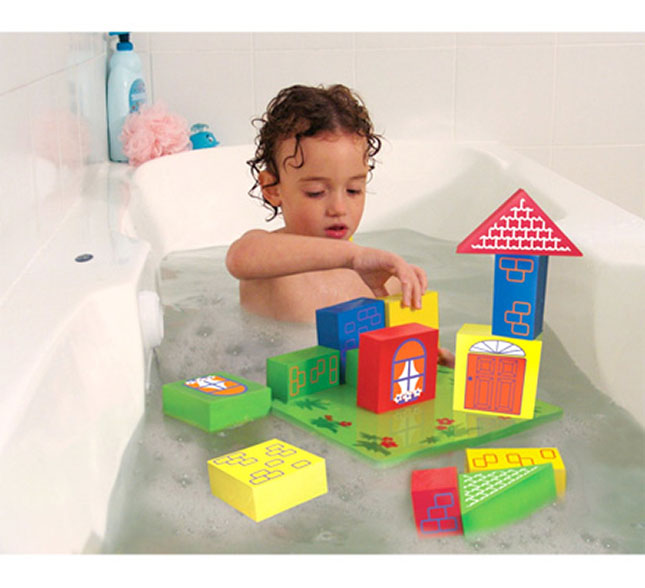 Floating Blocks - Set of 15 - - Fat Brain Toys