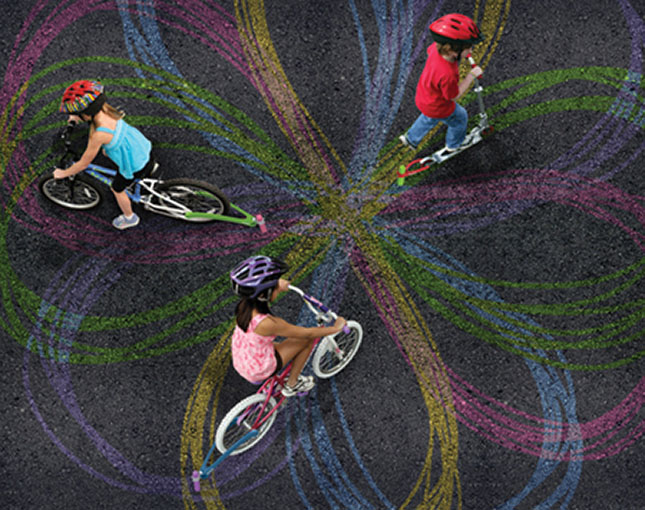 Chalktrail Scooter - - Fat Brain Toys