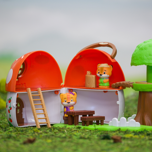 Timber Tots Mushroom Surprise - - Fat Brain Toys