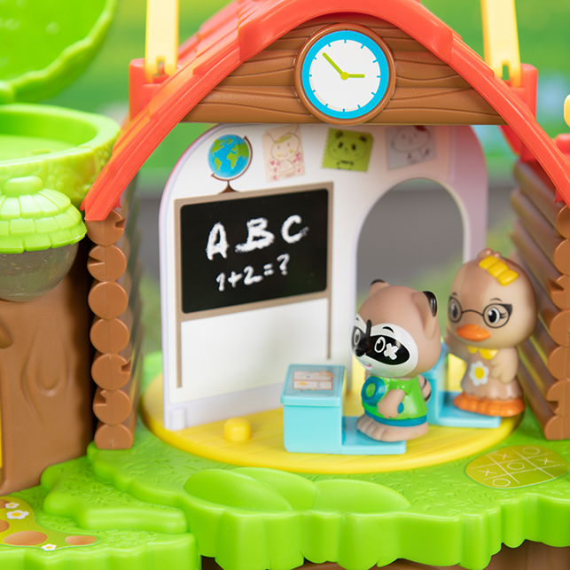 Timber Tots Schoolhouse - - Fat Brain Toys