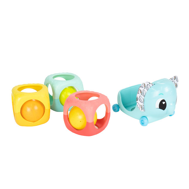 Lamaze Stack Rattle & Roll Blocks - Best for Ages 1 to 2