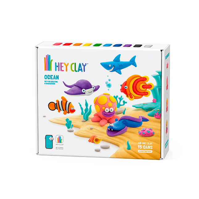 Hey Clay - Ocean Creatures - Best Arts & Crafts for Ages 4 to 10