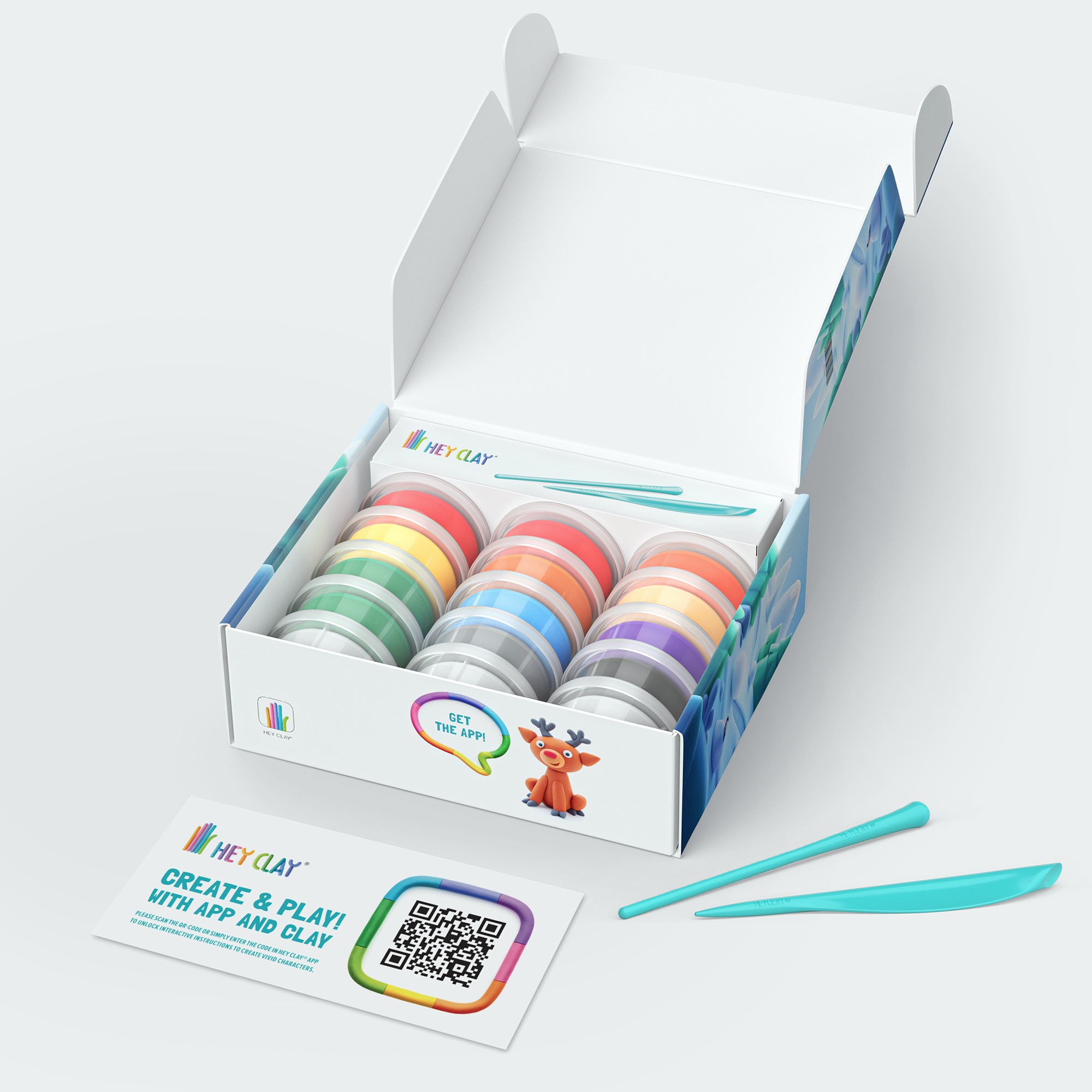 Hey Clay Winter Holidays Set - Best Arts & Crafts for Ages 3 to 10