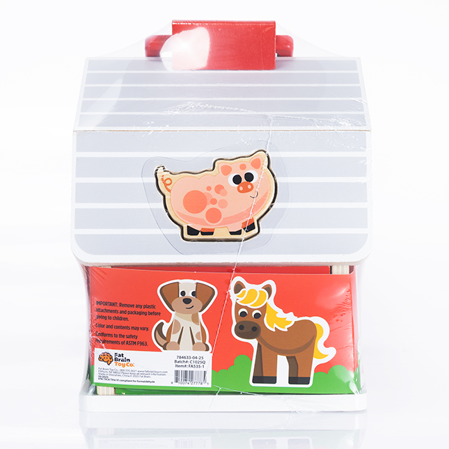 Shape Sorting Barn - Best Early Learning Toys for Babies - Farm Toys