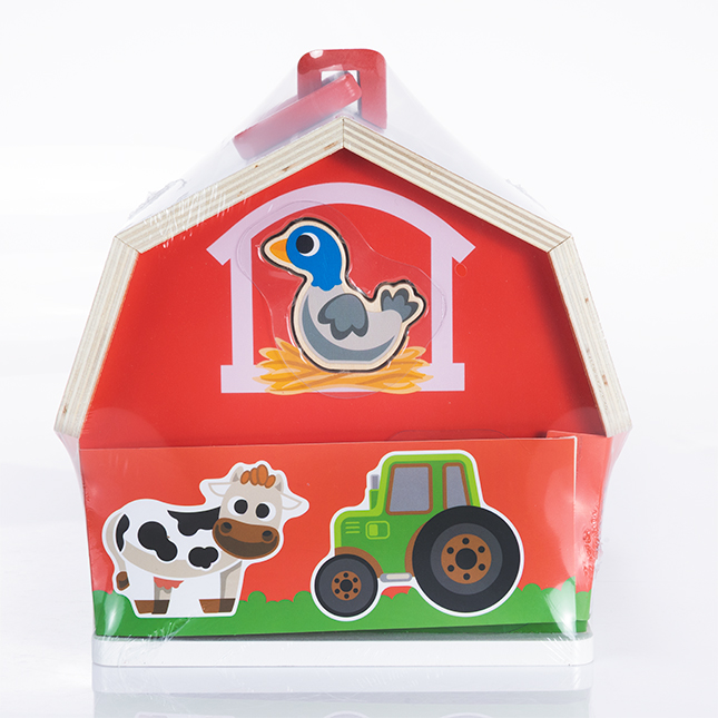 Shape Sorting Barn - Best Early Learning Toys for Babies - Farm Toys