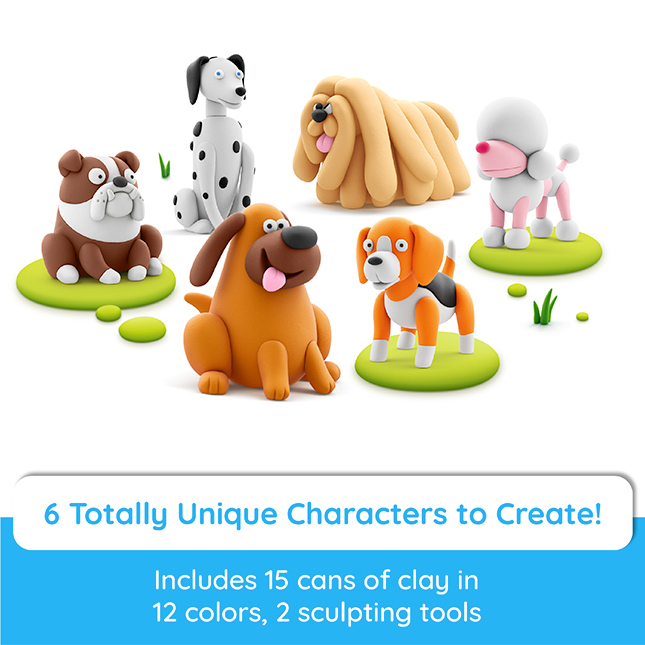 Hey Clay Dog Buddies - Best Arts & Crafts for Ages 3 to 10