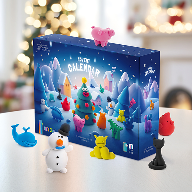 Hey Clay Advent Calendar - Best Arts & Crafts for Ages 3 to 10