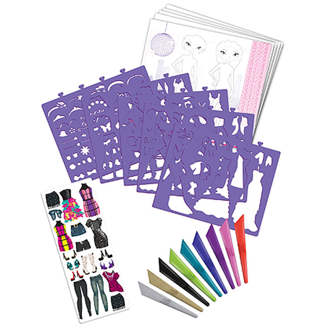 Fashion Design Portfolio Artist Set - - Fat Brain Toys