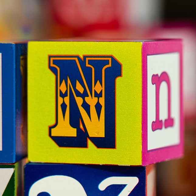 Personalized Name Blocks - - Fat Brain Toys