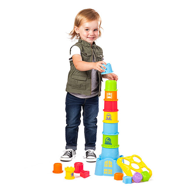 Castle Nesting Stacker & Sorter - - Fat Brain Toys