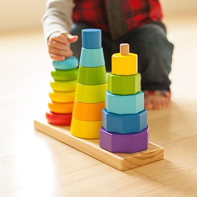 GeoPeg Stacking Tower - Best Baby Toys & Gifts for Babies