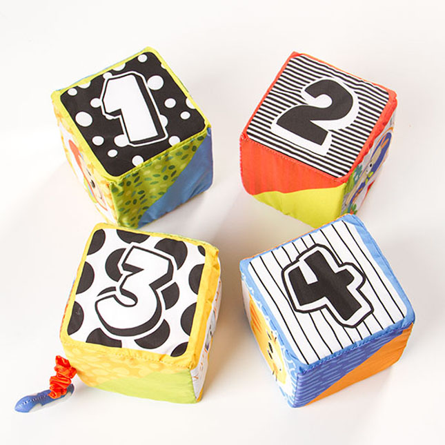 Squishy Soft Animals Blocks - - Fat Brain Toys