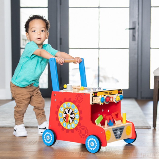 My Fixer Upper Tool Bus - Best Active Play for Babies - Fat Brain Toys
