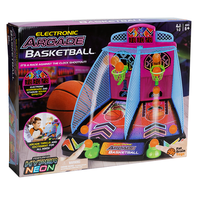 Electronic Arcade Basketball Hyper Neon - Best Games for Ages 6 to 10