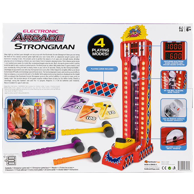 Electronic Arcade Strongman - Best Games for Ages 6 to 10