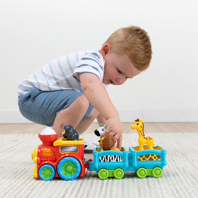 Musical Safari Train - Best Early Learning Toys for Babies