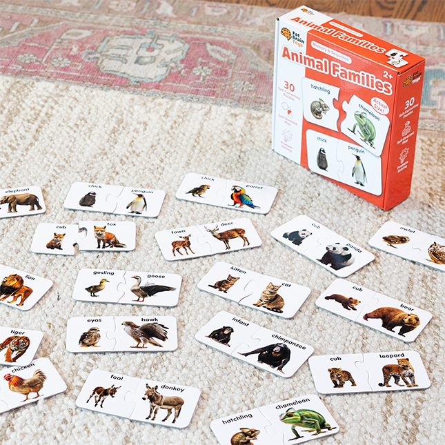 Animal Families - Best Puzzles for Ages 2 to 4 - Fat Brain Toys
