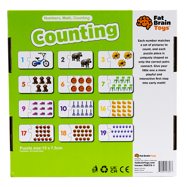 Counting Puzzles - Best Early Learning Toys for Ages 2 to 5