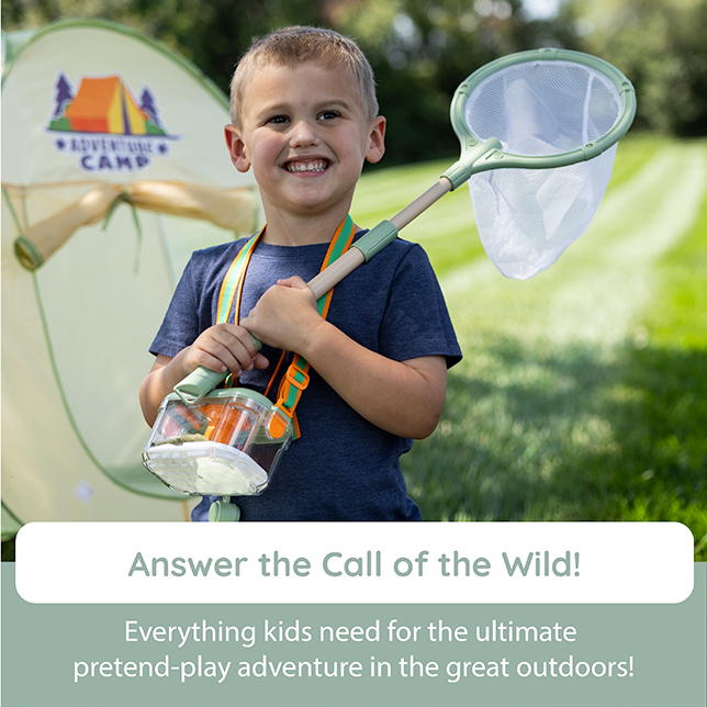 Adventure Camp 20 Piece Set - Best Outdoor Toys for Ages 3 to 7